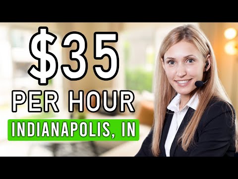 ✅$16 - 35/hr Work From Home Jobs in Indianapolis, Indiana (Remote Jobs)