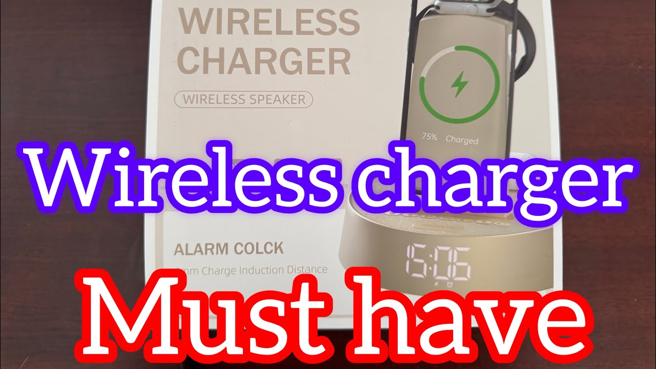 Best Alarm clock with wireless charging station for apple iphone 16 15 14 13 12 pro max Apple ...