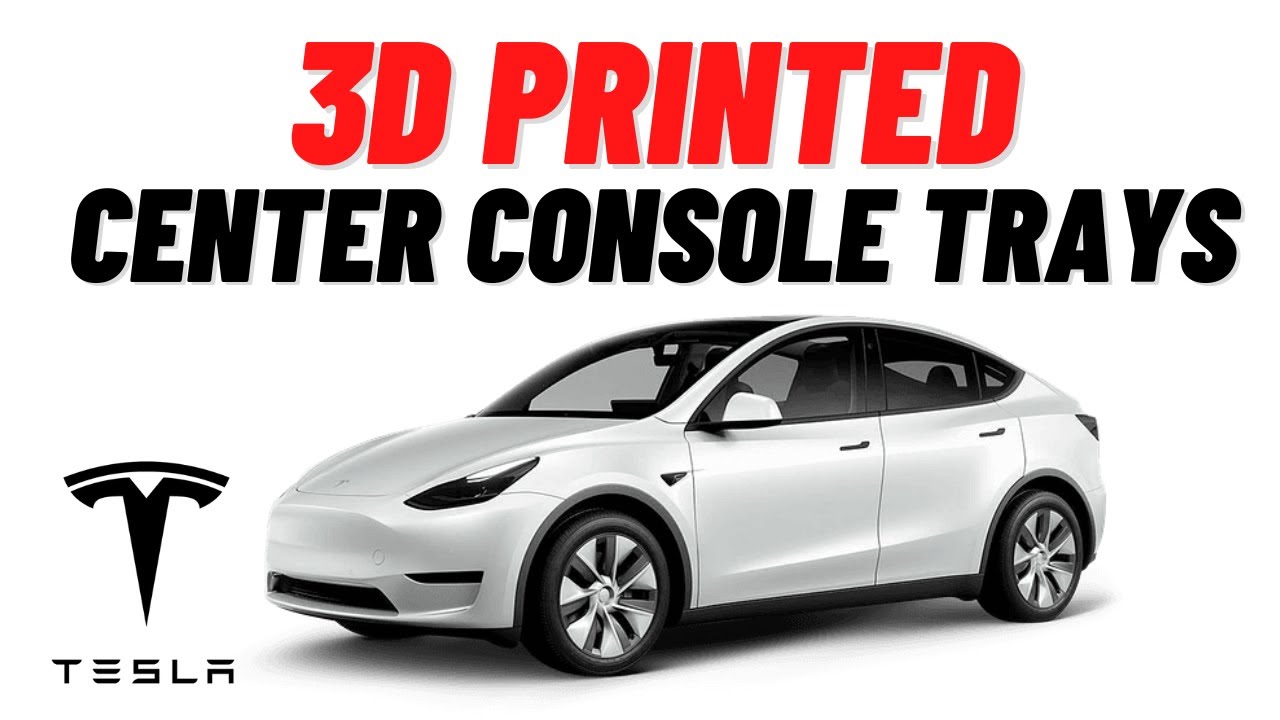 Tesla Model Y 3D Printed Center Console Trays: Hands On - YouTube