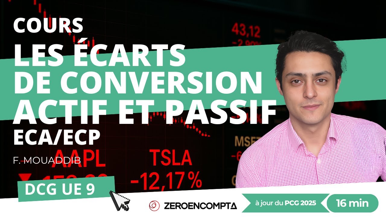 [DCG UE 9] Les écarts de conversion actif et passif : ECA et ECP - YouTube
