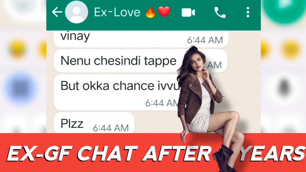 Ex-Girlfriend Chat After 2 Years | Rk Telugu Stories | Lovers Chatting ...