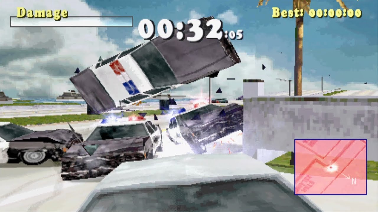 Driver SURVIVAL in MIAMI PS1 Gameplay #304 - YouTube