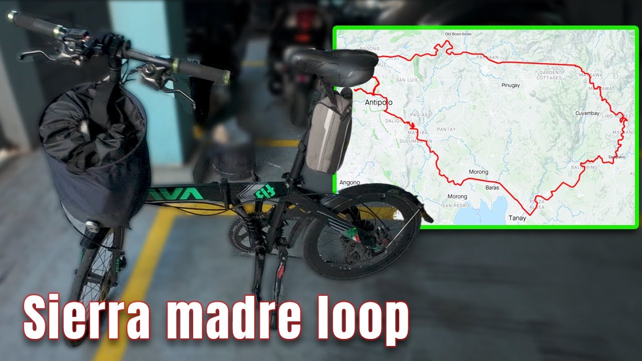 Folding Bike sa Long rides | Sierra Madre loop | Marilaque Road - YouTube