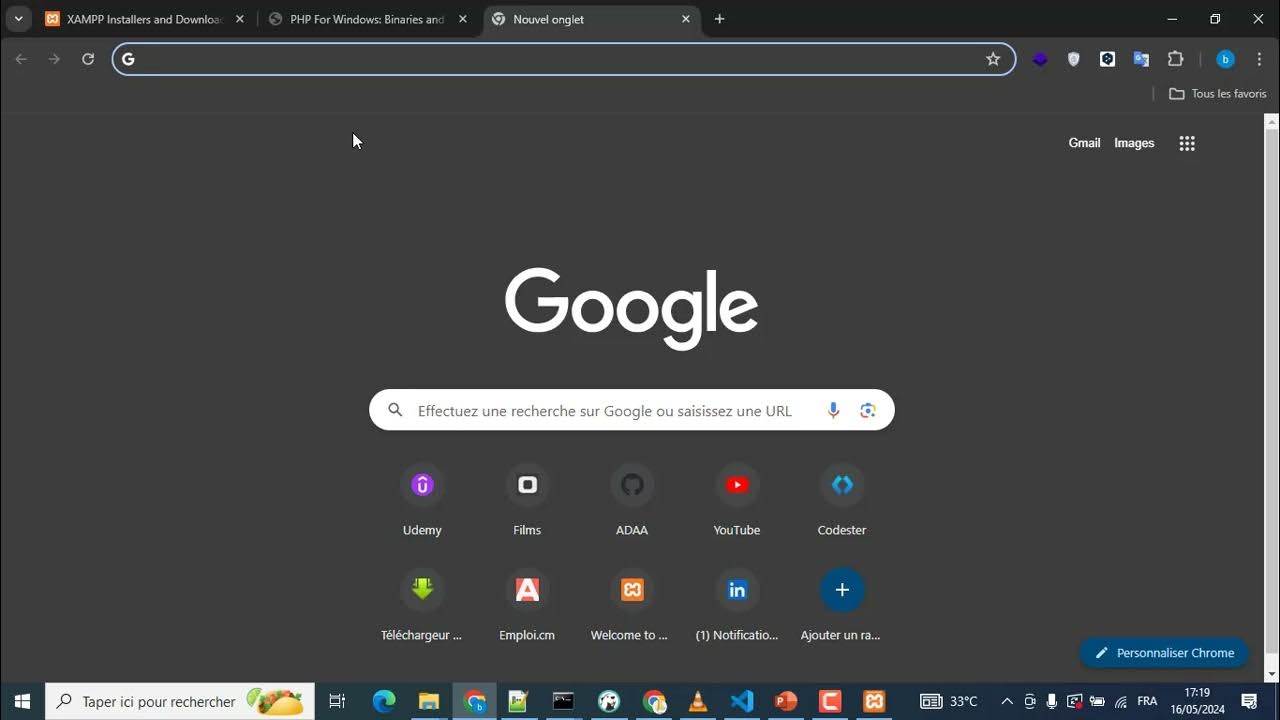Apprendre PHP : Installation de PHP (XAMPP) et Visual studio Code - YouTube