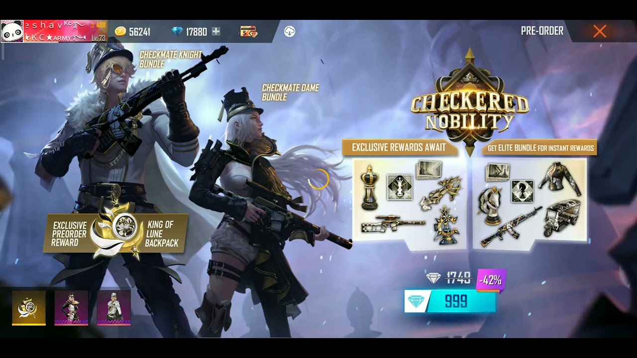 PRE- ORDER - GARENA FREE FIRE - YouTube