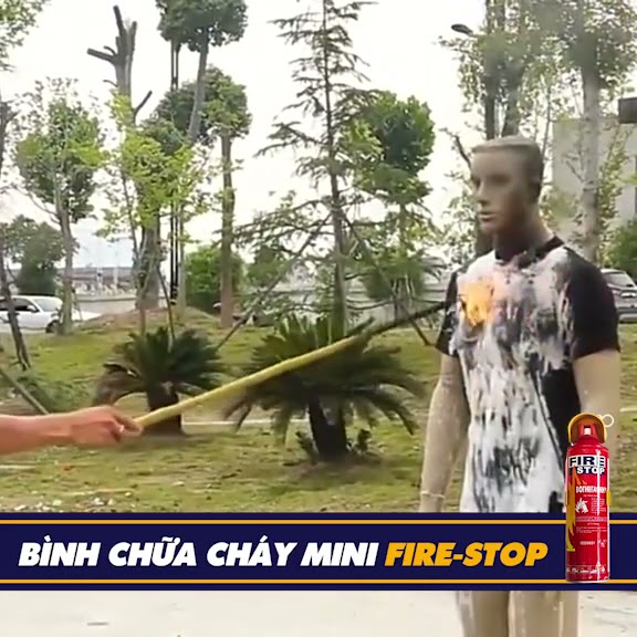 BÌNH CHỮA CHÁY MINI FIRE STOP TIỆN LỢI - YouTube
