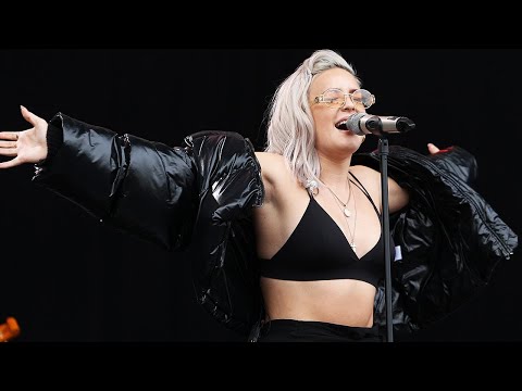 Anne Marie performing 'Ciao Adios' and 'Alarm' at V Festival 2017