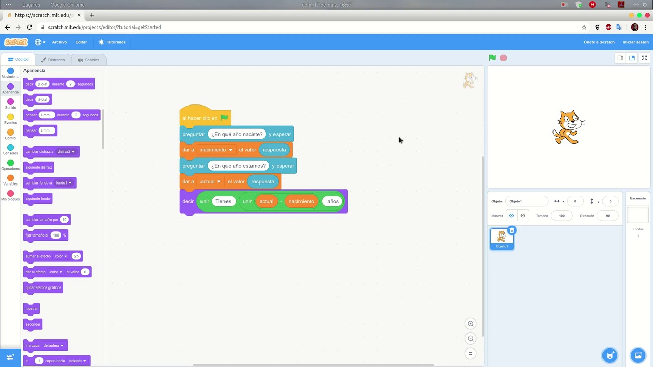 Ejercicios Scratch (3 ESO) - Página 8 - YouTube