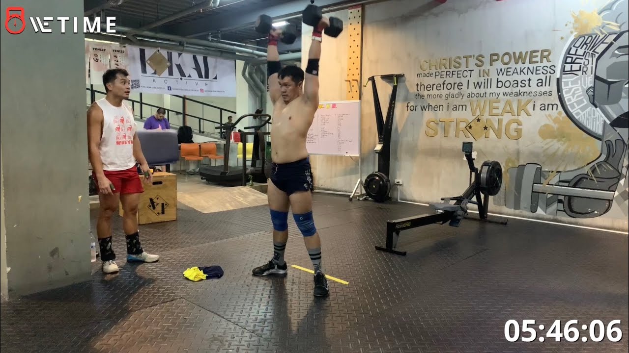 HENRY ANIMA II - Cebu Throwdown 2024 Online Qualifier Workout 2 (Masters Scaled 40+) - YouTube