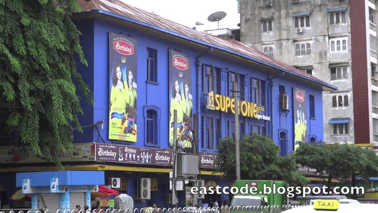 SuperOne hyper mart - Yangon - YouTube