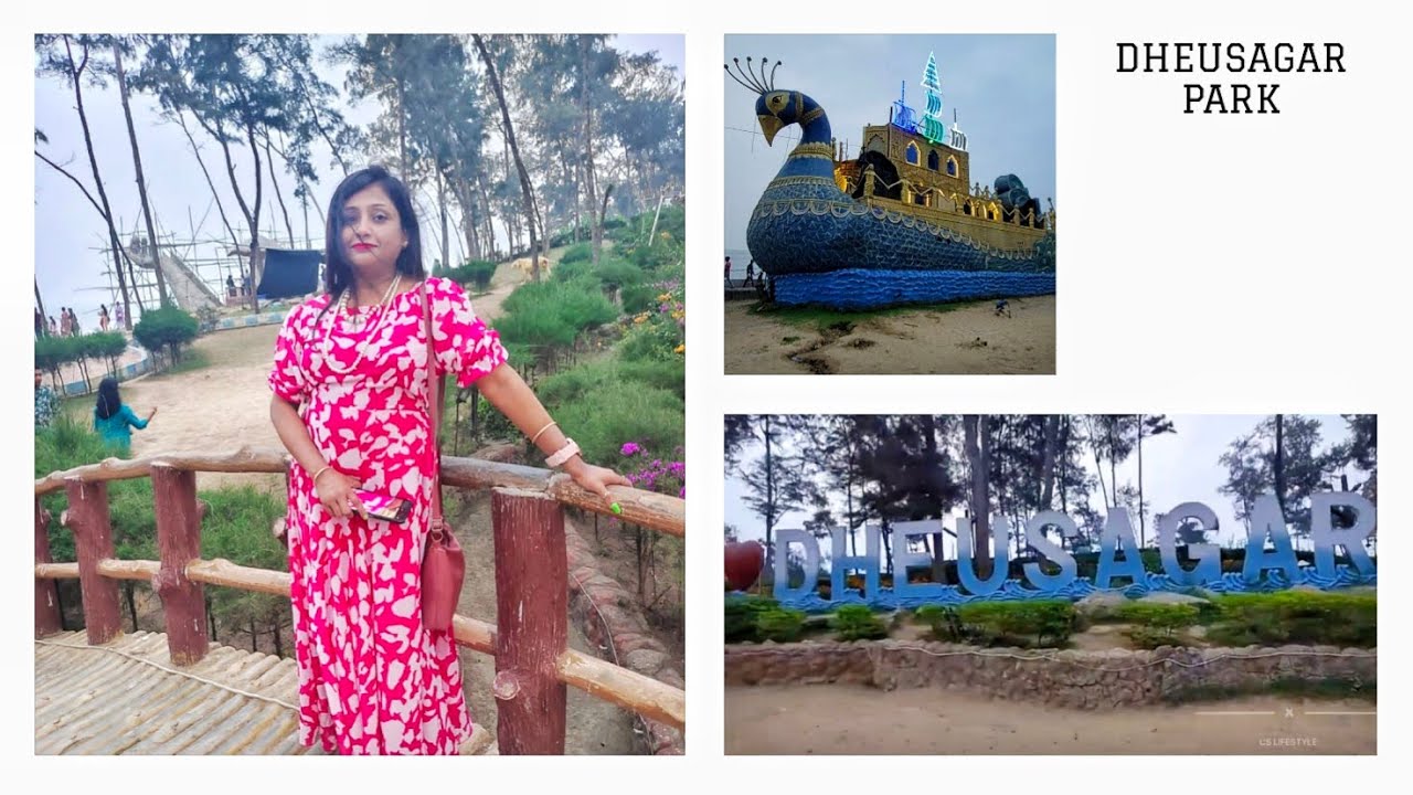Dheusagar Park Digha Tour| New Park in digha| Peaceful Ambiance| - YouTube