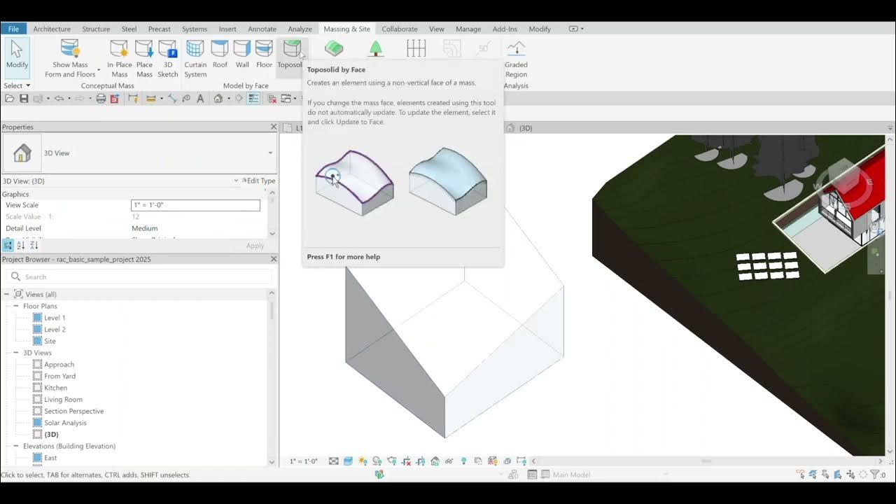 Revit 2025 New Feature – Model by Face Toposolid – BIMsmith Revit ...