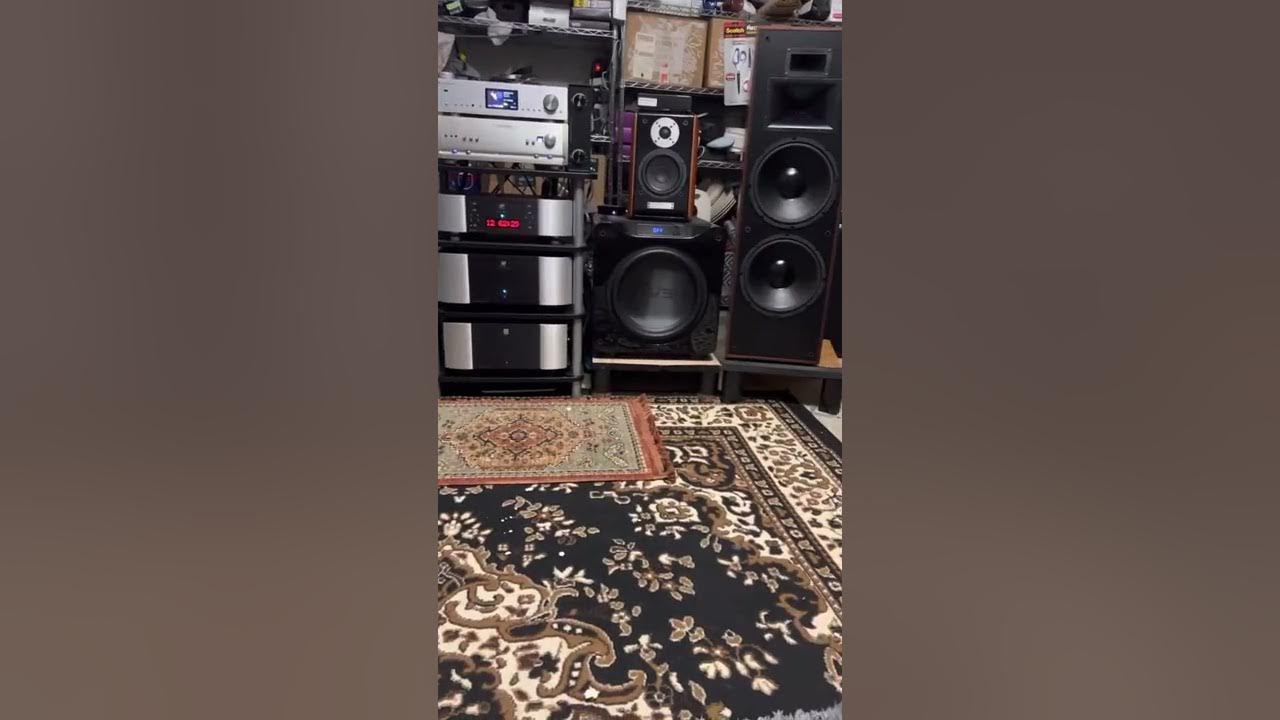 KLF 30 with Ciare HW321 woofers upgrade crossover and titanium diaphragm - YouTube