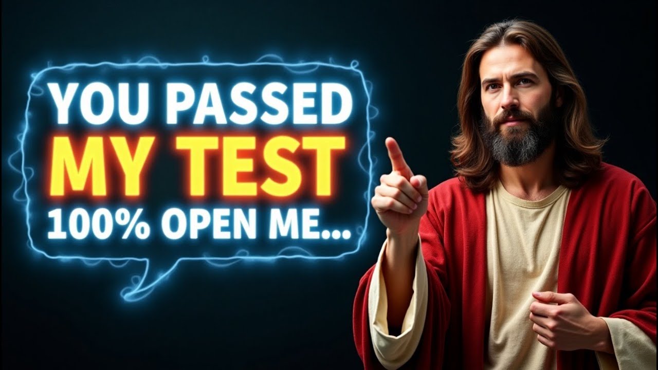 🔴 YOU PASSED MY TEST 100% | GOD'S MESSAGE | GOD HELPS | #godmessage # ...