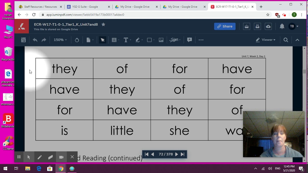 unit 7 week 2 irregular word reading - YouTube