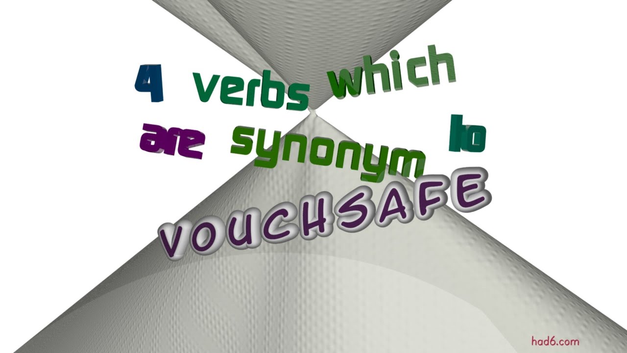 vouchsafe - 5 verbs which are synonyms to vouchsafe (sentence examples ...