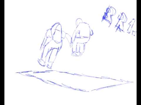 realistic backflip sketch - YouTube