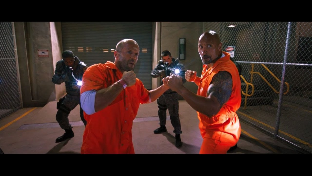 Hobbs vs Shaw - Prison Escape Scene | The Fate of the Furious Movie ...