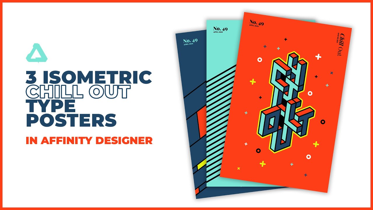 Designing Isometric Type Posters in Affinity Designer (3 Designs ...