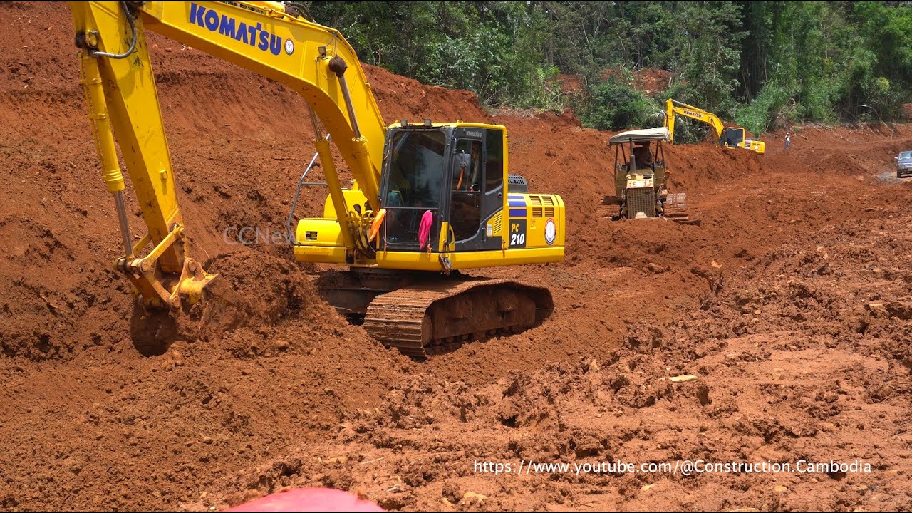 គ្រឿងចក្រធ្វើផ្លូវអូរងើយភ្ជាប់វិញ Perfect For Excavators Cutting Slope ...