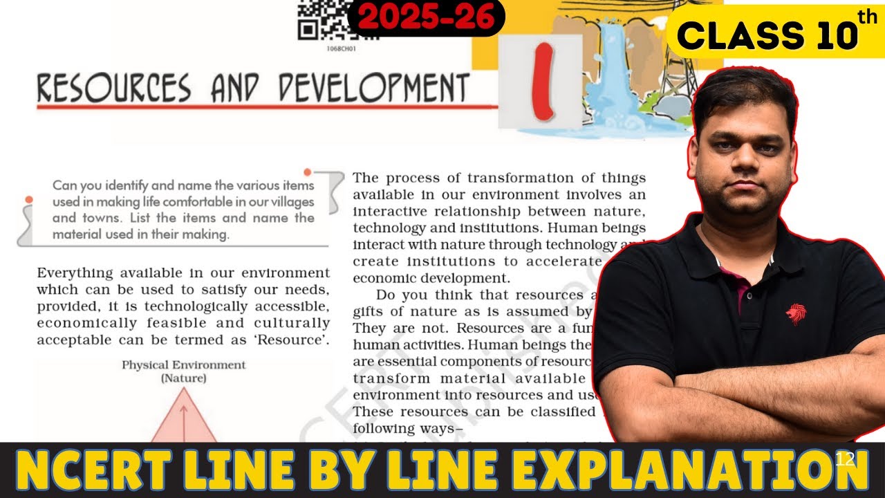 Resources and Development - Class 10 Geography Chapter 1 | 2025-26 ...