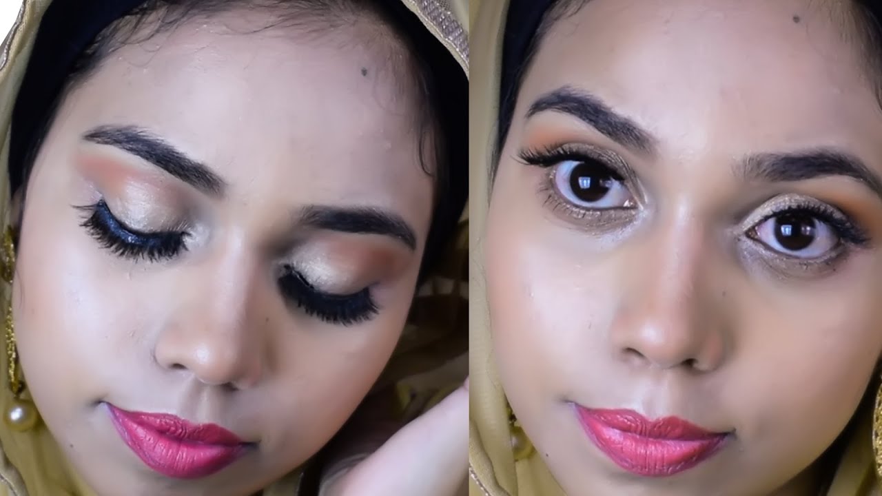 EID MAKEUP TUTORIAL soft glowy face - YouTube