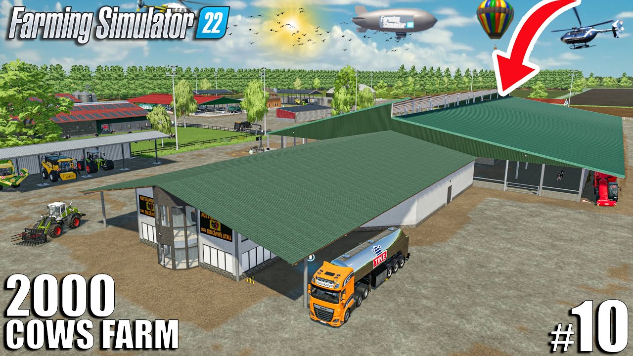 Building a NEW 15000 COWS FARM | 2000 Cows Farm Ep.10 | Farming ...