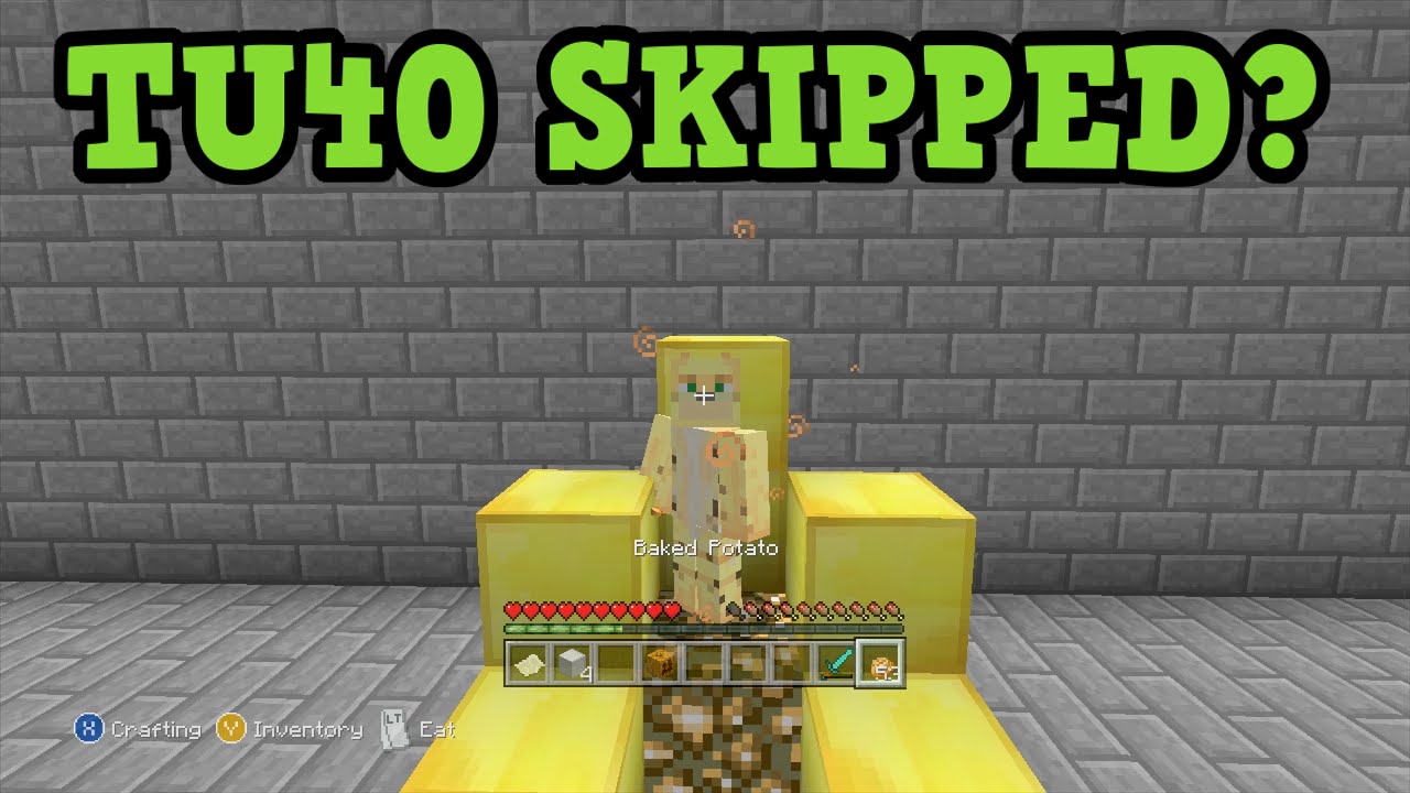 Minecraft Xbox 360 / PS3 TU41 Update Soon, TU40 SKIPPED - YouTube