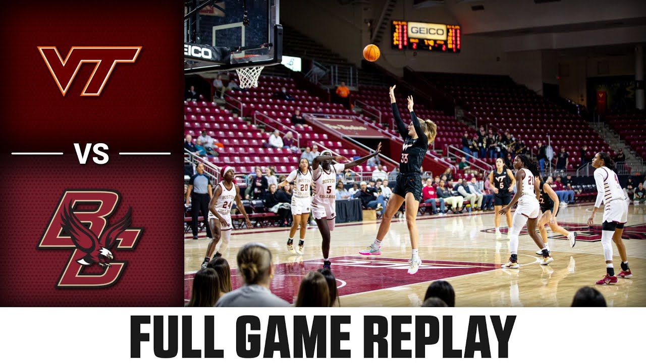 Virginia Tech vs. Boston College Full Game Replay | 2022-23 ACC Women’s ...