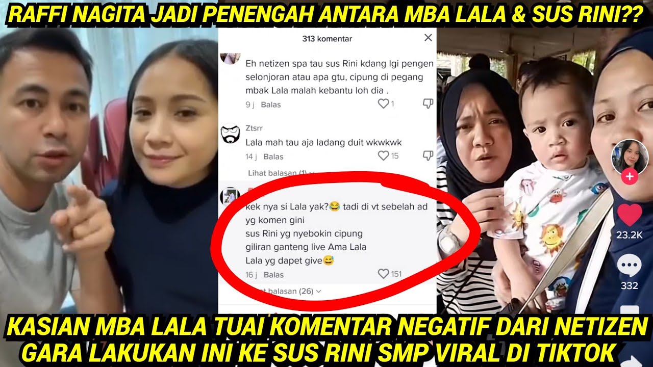 VIRAL DI TIKTOK MBA LALA TUAI HUJATAN GARA2 LAKUKAN INI KE SUS RINI? RAFFI NAGITA BANTU ...