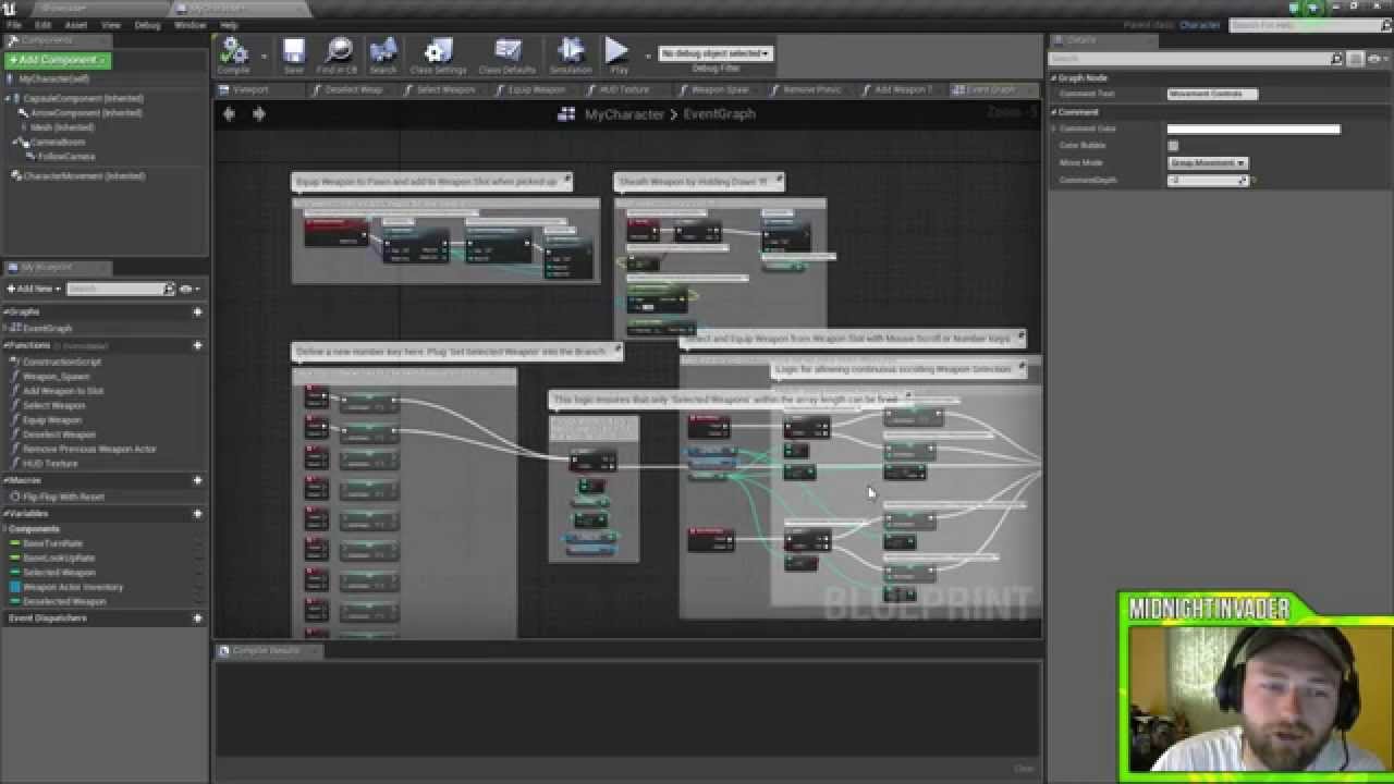 Unreal Engine 4 Weapon Equip Systerm 2.0 Review - YouTube