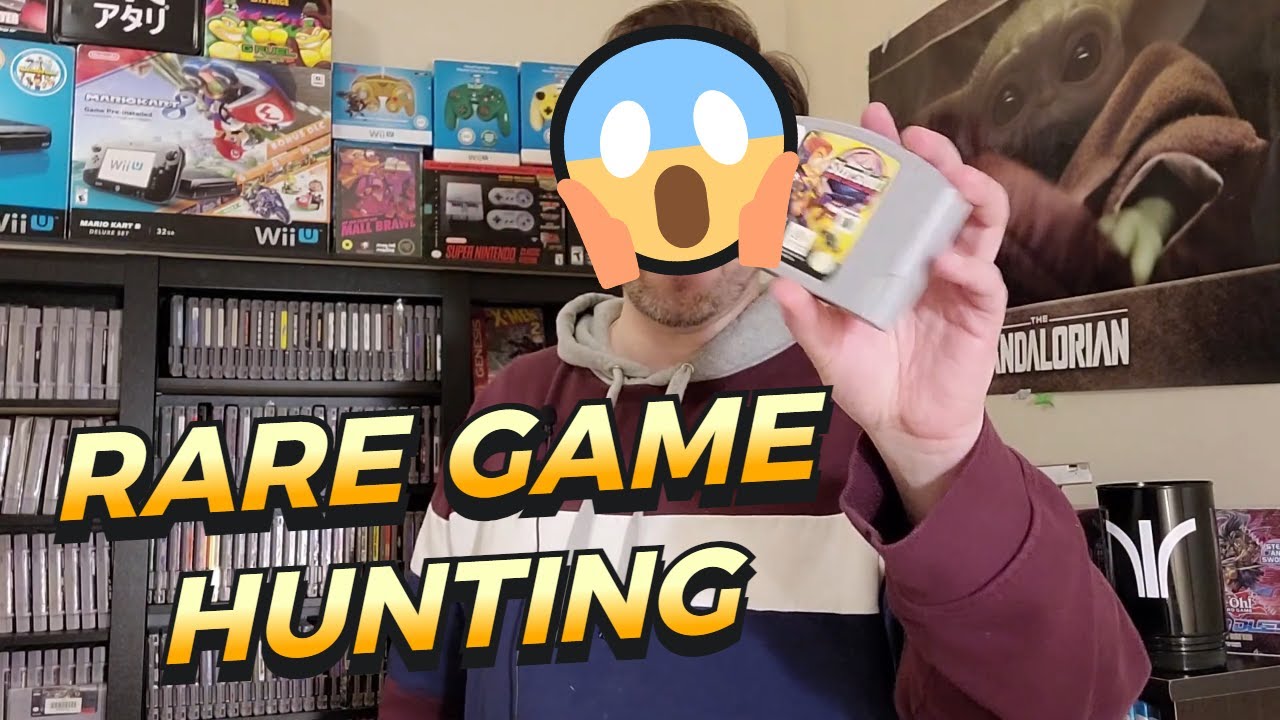 RARE Game Hunting.. COPS are looking for me! #N64 | Game Pickups BONUS ...