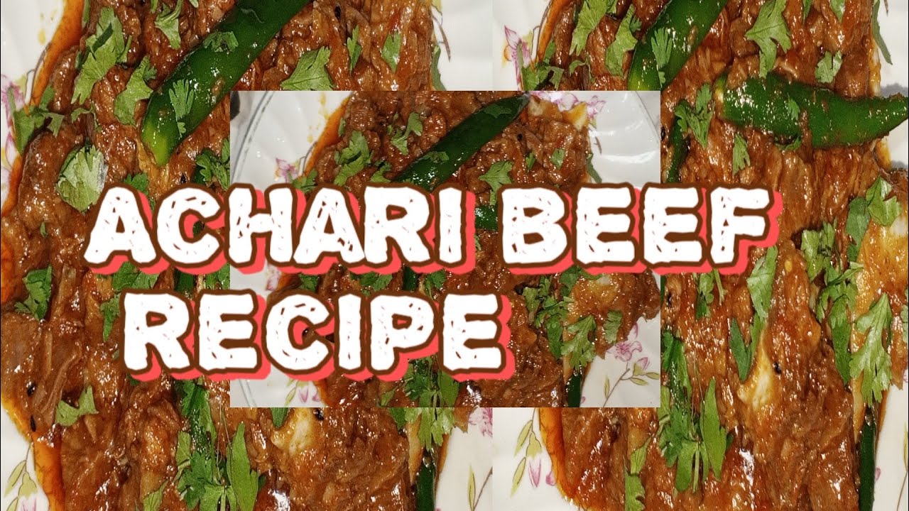 beef achari recipe 😋||shaan achari recipe||beef achari recipe easy ...