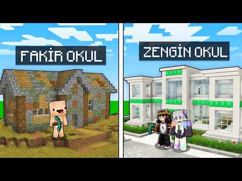 Minecraft AMA ZENGİN OKUL VS FAKİR OKUL