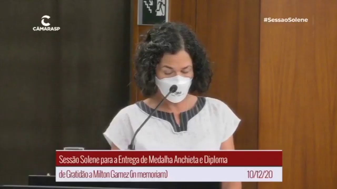 Entrega de Medalha Anchieta e Diploma de Gratidão a Milton Gamez (in ...
