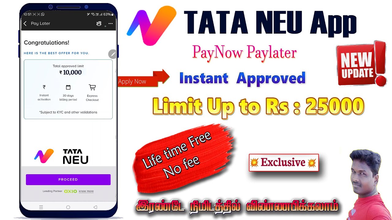 TATA Neu Pay Later Lunched Tata pay Later apply Online approved #TATA_Pay_Later @Tech and ...