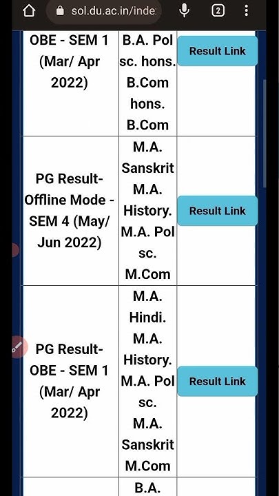 4th semester result declared download now l sol 4th semester l BA/Bcom Prog/Hons - YouTube