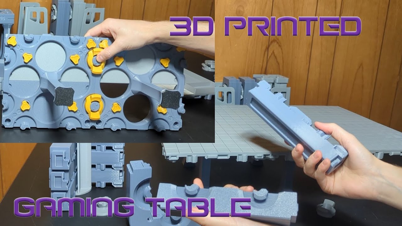 StageTop Printed Gaming Table for Dungeons and Dragons - YouTube