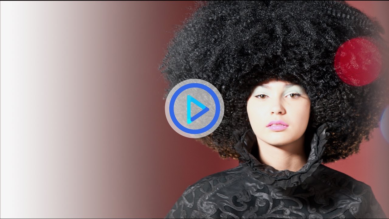 How to style hair -- Editorial Catwalk Fashion Hair - 168 - YouTube
