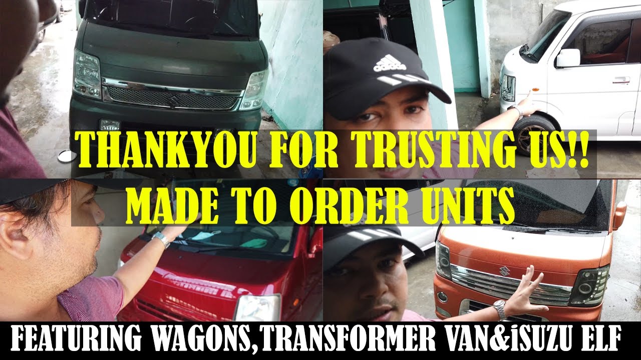 MADE TO ORDER SUZUKI WAGON,TRANSFORMER VAN, ISUZU ELF (UPDATE VLOG ...