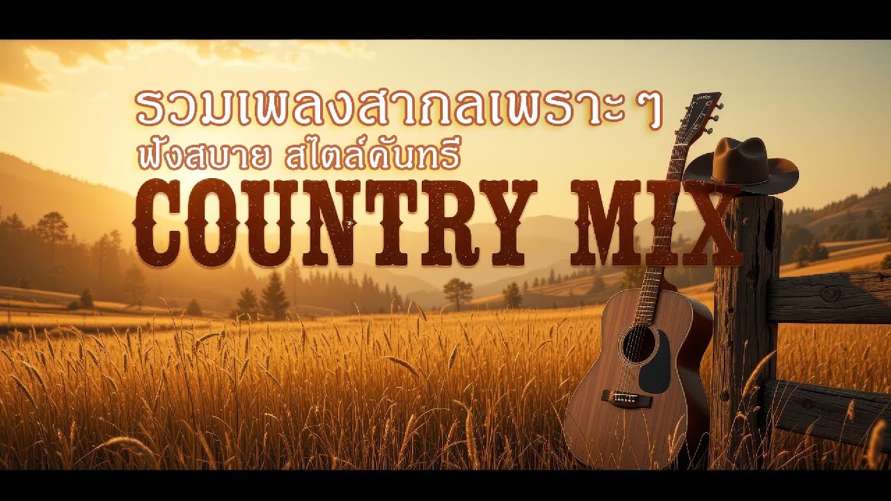 รวมเพลงสากลเพราะๆ | Country Mix | เสียงหัวใจบนทางดิน #countrymusic # ...