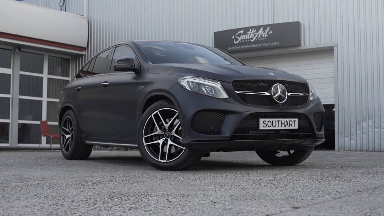 Mercedes Benz GLE Coupe - Hexis Bodyfence Matte - YouTube