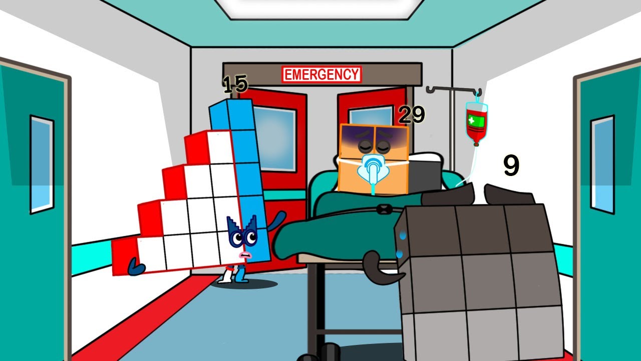 Emergency! Numberblocks 9 &15 trying to save life 29 - Numberblocks ...