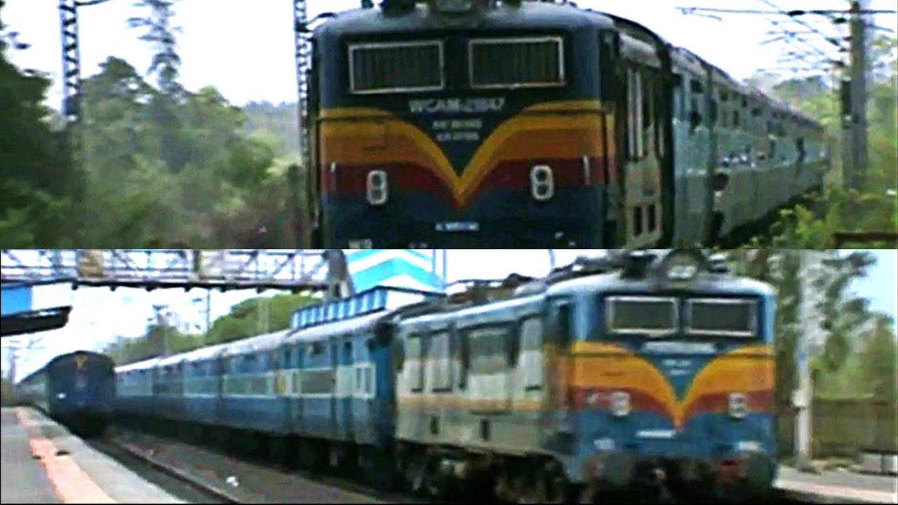 A Scene Soon to Become History: WCAM-1 Hauled Passenger Cross WCAM-1 ...