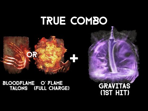 Bloodflame Talons/O’ Flame Into Gravitas COMBO - Elden Ring PvP - YouTube