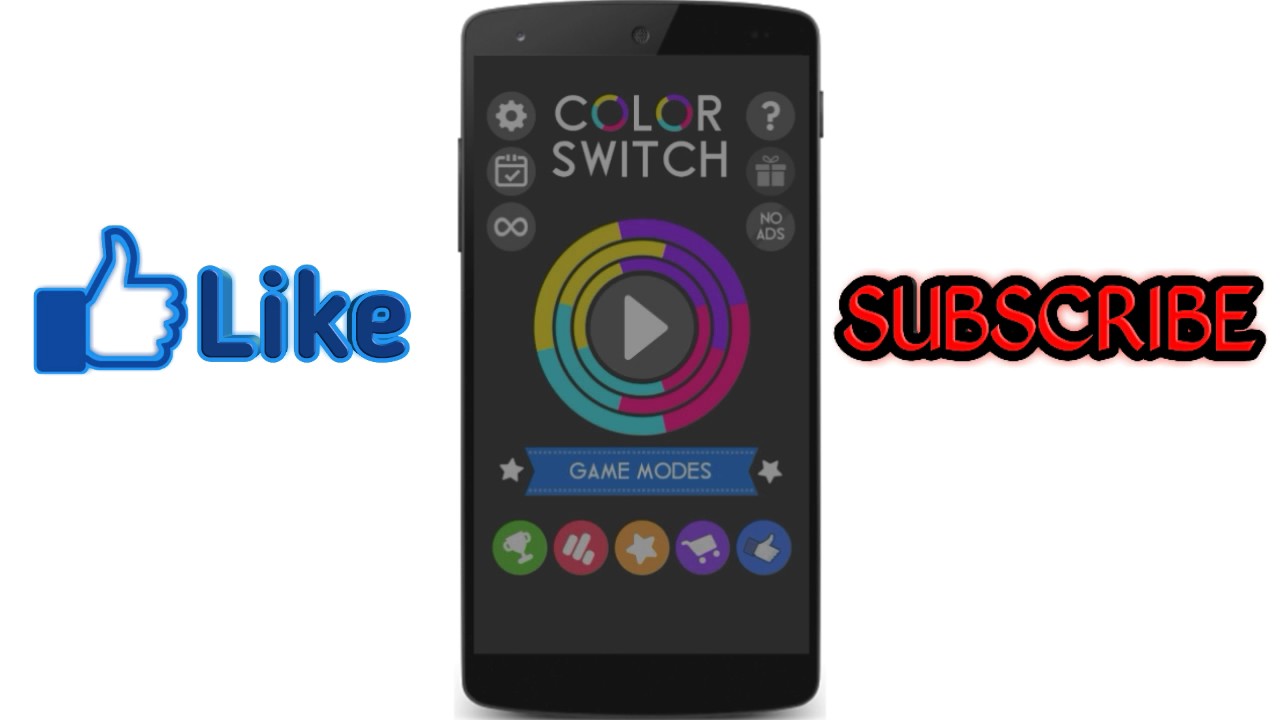 Color Switch | Let's Play With Star Shape | YYT Switch - YouTube