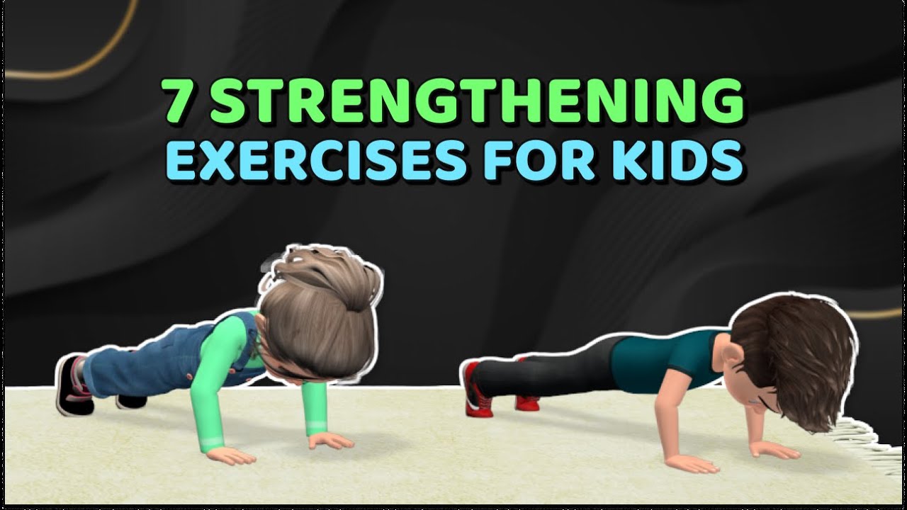 7 STRENGTHENING EXERCISES FOR KIDS - STRONGER LITTLE SPORTS - YouTube
