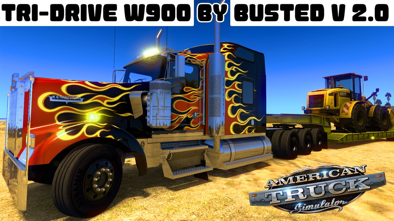 Tri-Drive W900 by Bu5ted v 2.0 - ATS HD - YouTube