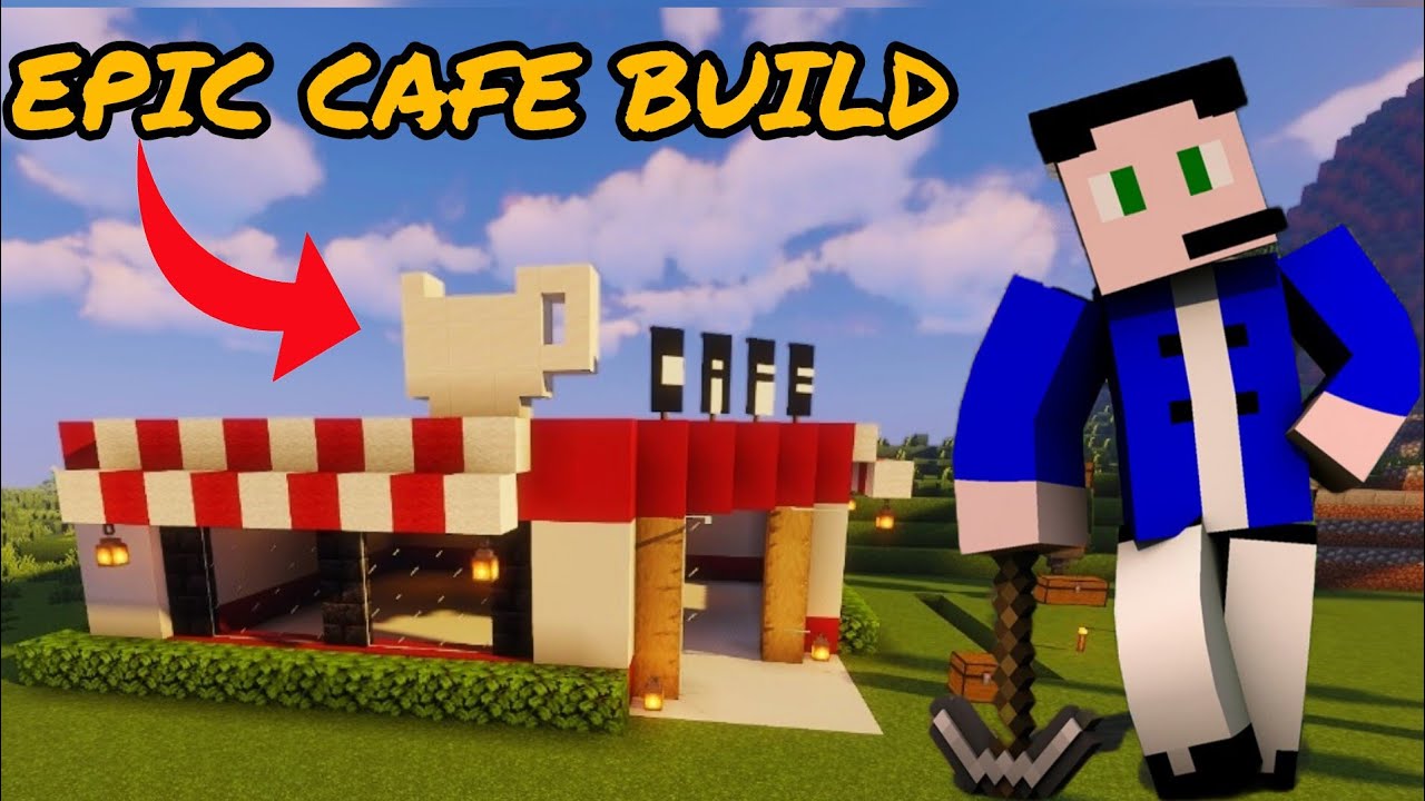 "COZY CAFE BUILD IN MINECRAFT"🔥🔥 - YouTube