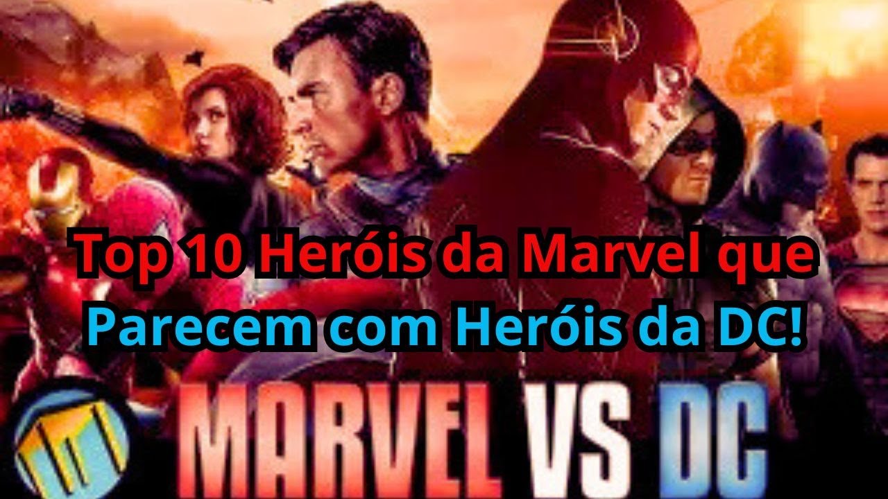Top 10 Heróis da Marvel que Parecem com Heróis da DC! - YouTube